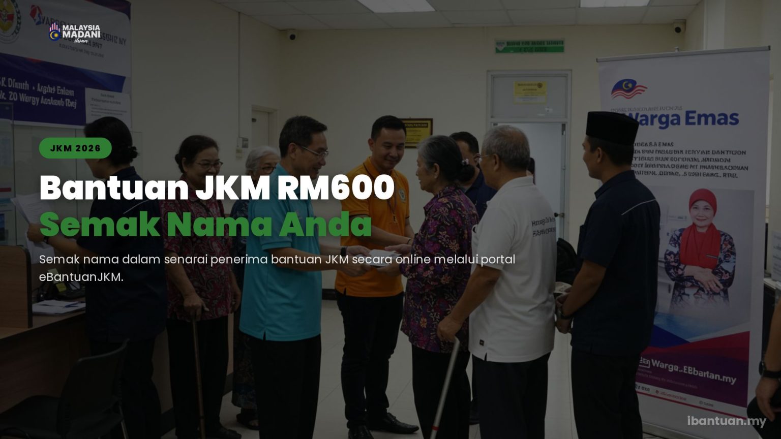 Bantuan JKM RM600: Semak Nama Anda Dalam Senarai Penerima 2026